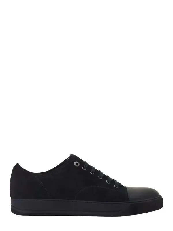 LANVIN Leather Cap-toe Sneakers - Blue