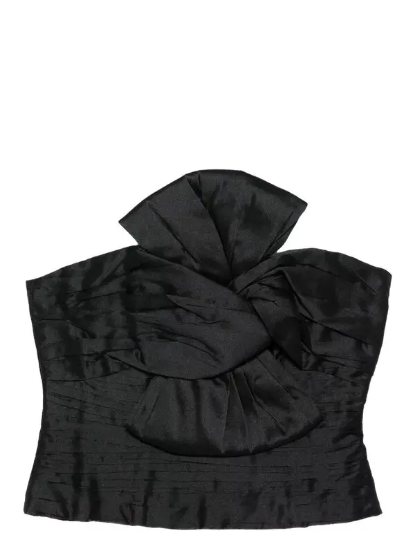 Aje Stella Bow-detail Top - Black