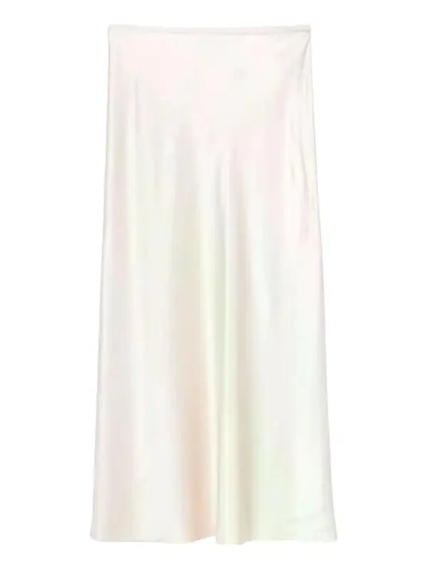 JOSEPH Isaak Bias-cut Silk Midi Skirt - Pink