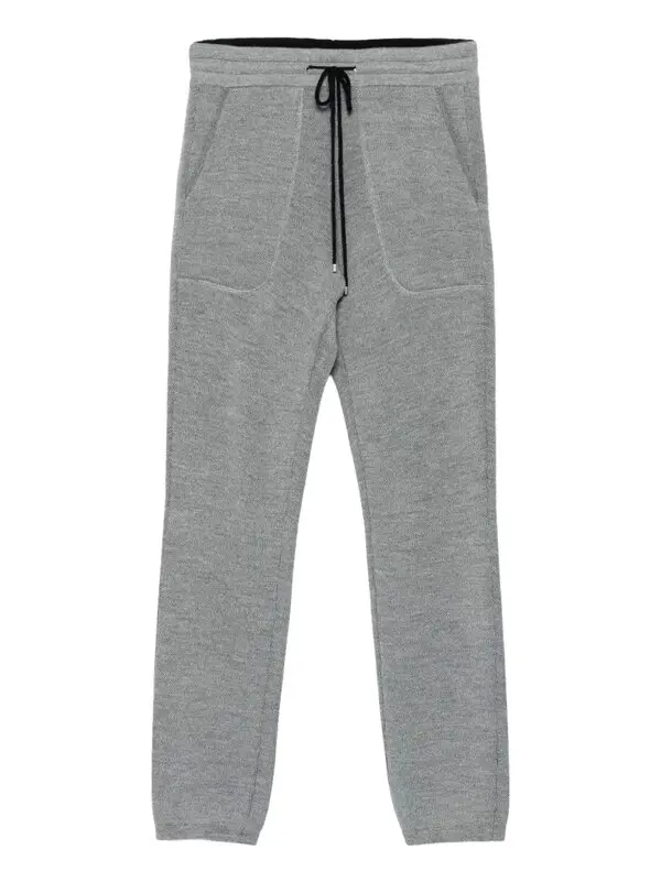 GRAN SASSO Drawstring Track Pants - Grey