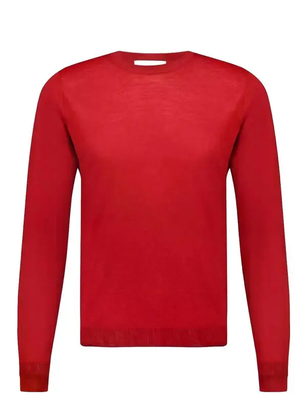 PIACENZA CASHMERE 1733 Crew-neck Wool Sweater - Red