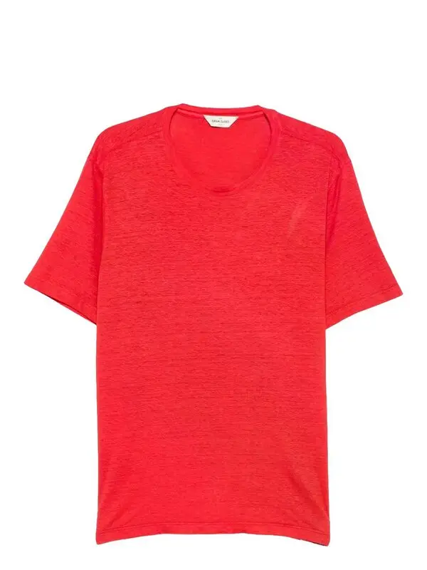 GRAN SASSO Mélange-effect T-shirt - Red