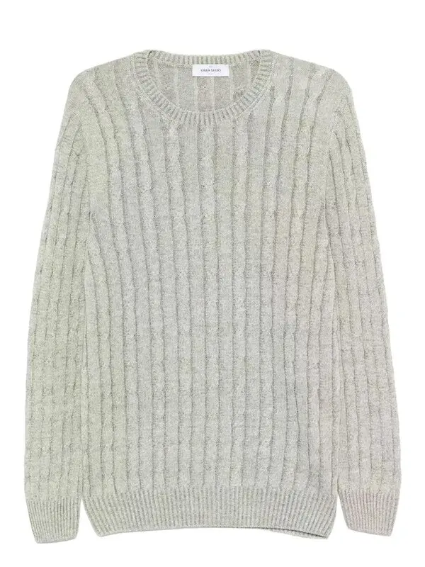 GRAN SASSO Cable-knit Sweater - Green