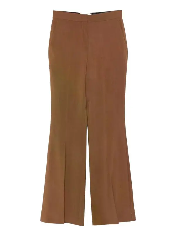 Fendi Flared Trousers - Brown