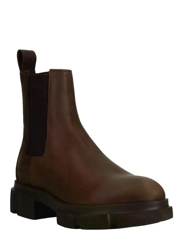 COPENHAGEN  Elastic-panelled Chelsea Boots - Brown