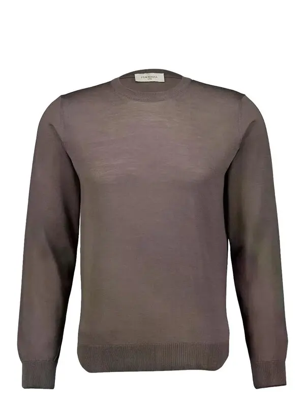PIACENZA CASHMERE 1733 Virgin Wool Jumper - Brown