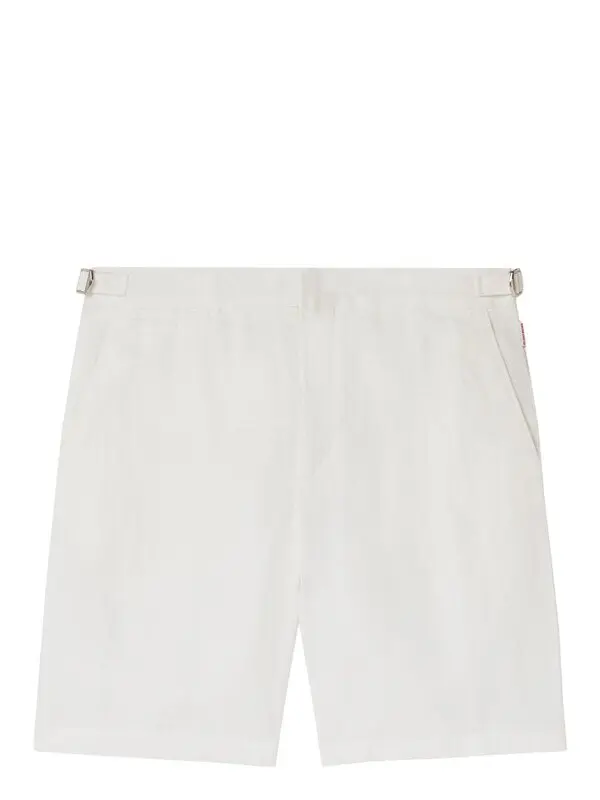 Orlebar Brown Norwich Straight-leg Linen Shorts - Neutrals