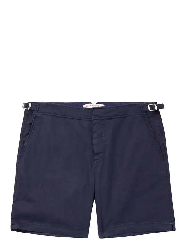 Orlebar Brown Bulldog Slim-fit Stretch-linen Shorts - Blue
