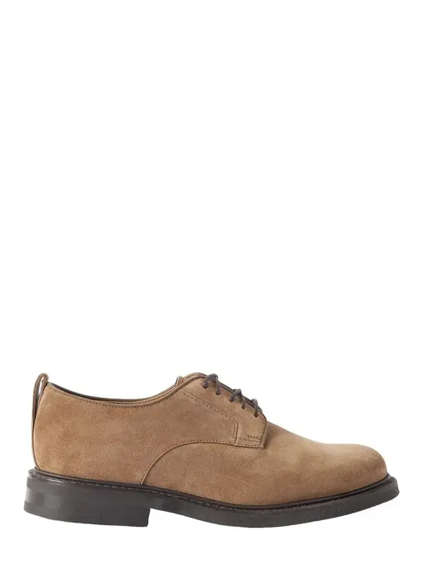 Church's Padstow Suede Derby Shoes - Brown
