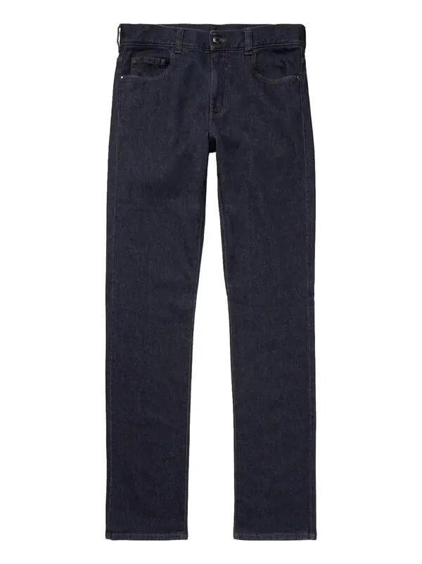 Canali Slim-fit Denim Jeans - Blue