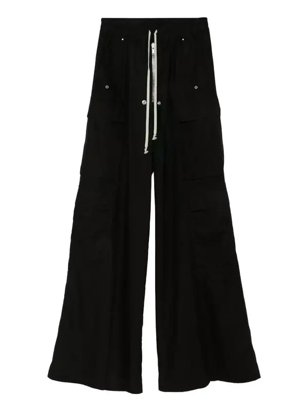 Rick Owens Drawstring-fastening Palazzo Pants - Black