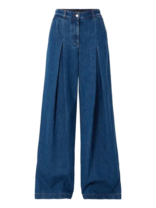 Dolce & Gabbana High-rise Wide-leg Jeans - Blue