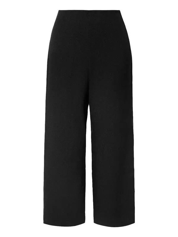 BLAZÉ MILANO Morelia Woven Flared Pants - Black
