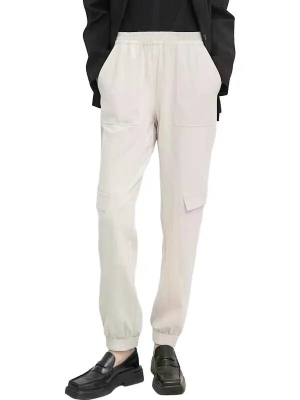 BRUUNS BAZAAR Elastic-waist Cargo Track Pants - Neutrals