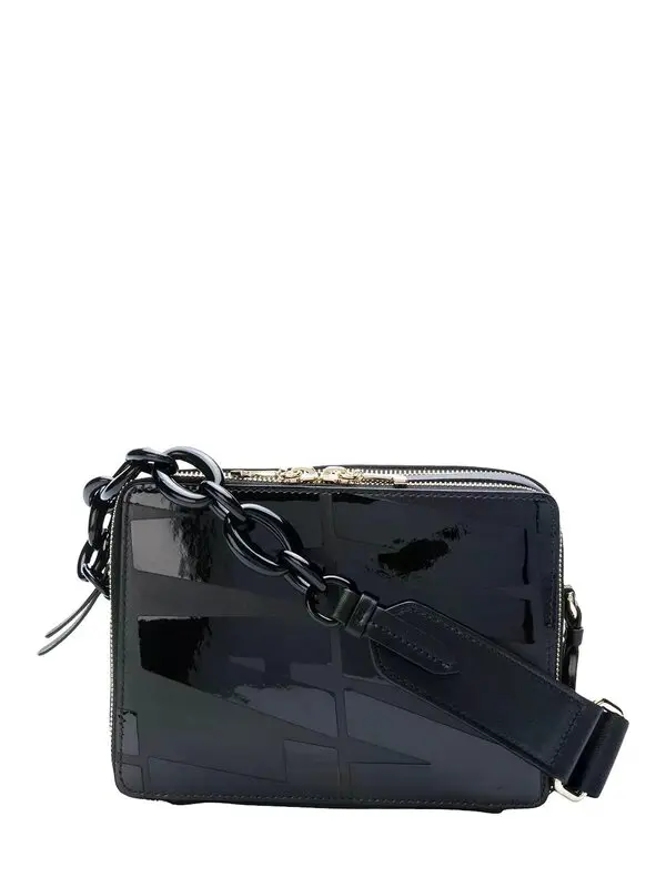 LANVIN Zip Around Shoulder Bag - Black
