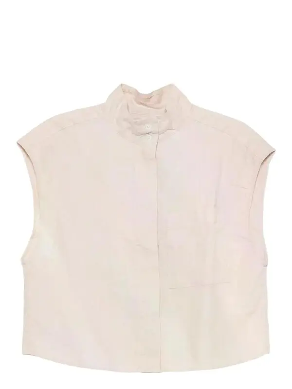 Marc O'polo Sleeveless Linen Shirt - Neutrals