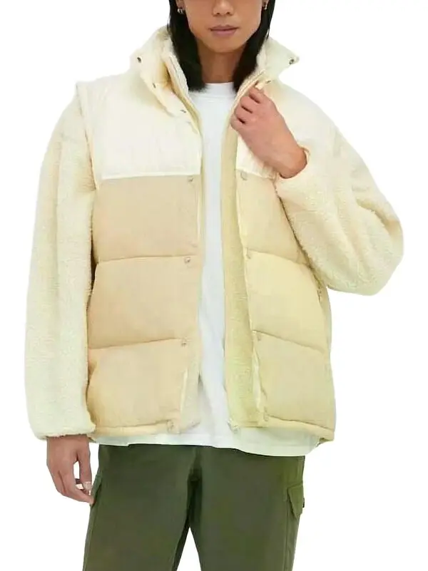 American Vintage Fleece Zip-up Jacket - Neutrals