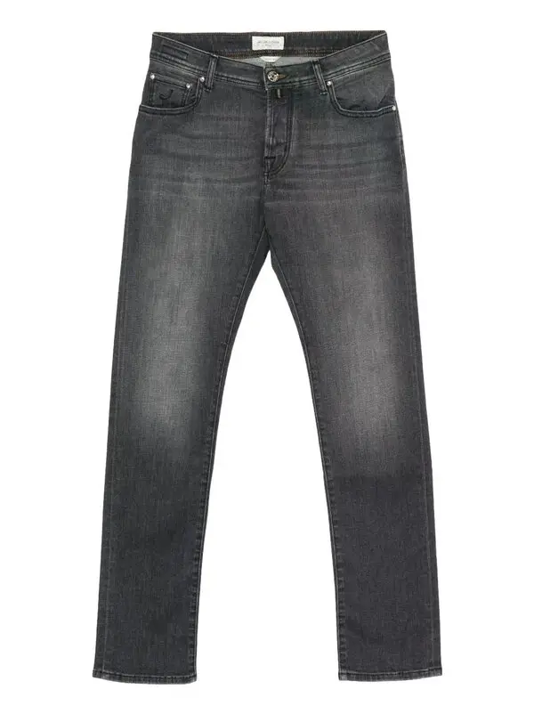 Jacob Cohen Button-fly Jeans - Black