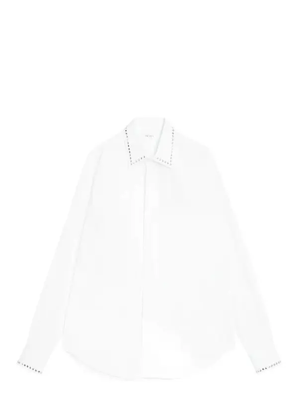 Alexander McQueen Studds-embellishment Shirt - White
