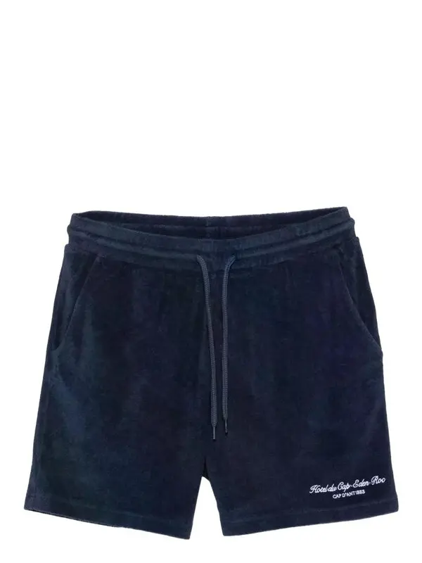 SPORTY & RICH Drawstring Shorts - Blue