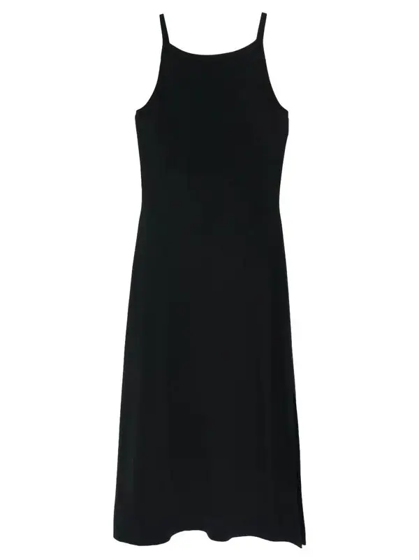 JOSEPH Ribbed Midi Dress - Black