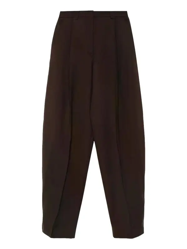 THELATEST Pleated Trousers - Brown