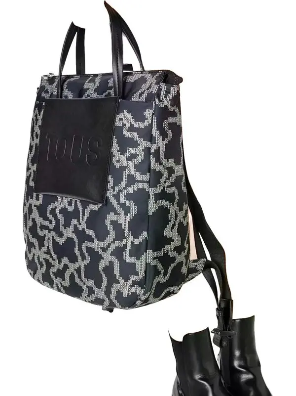 TOUS Kaos Logo-motif Backpack - Black