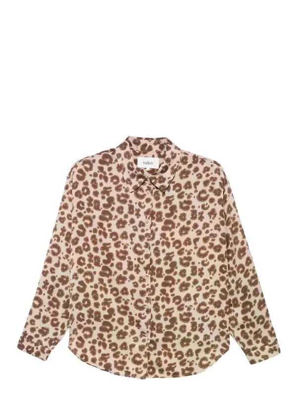 Ba&sh Leopard Print Button-down Shirt - Neutrals