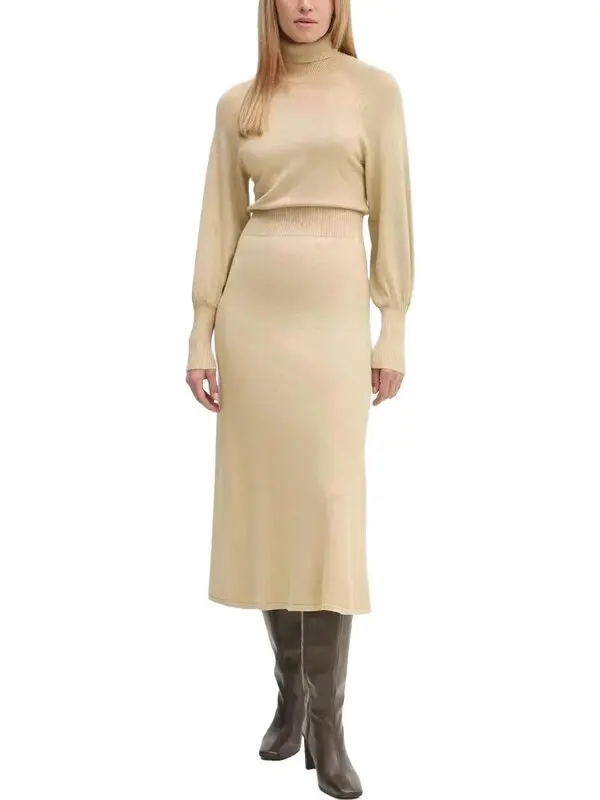 BRUUNS BAZAAR Anemonesbbmaisy Midi Dress - Neutrals