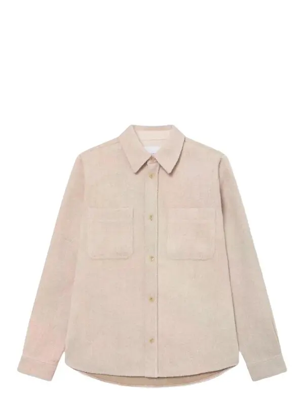 LES DEUX Double-pocket Long-sleeve Shirt - Pink
