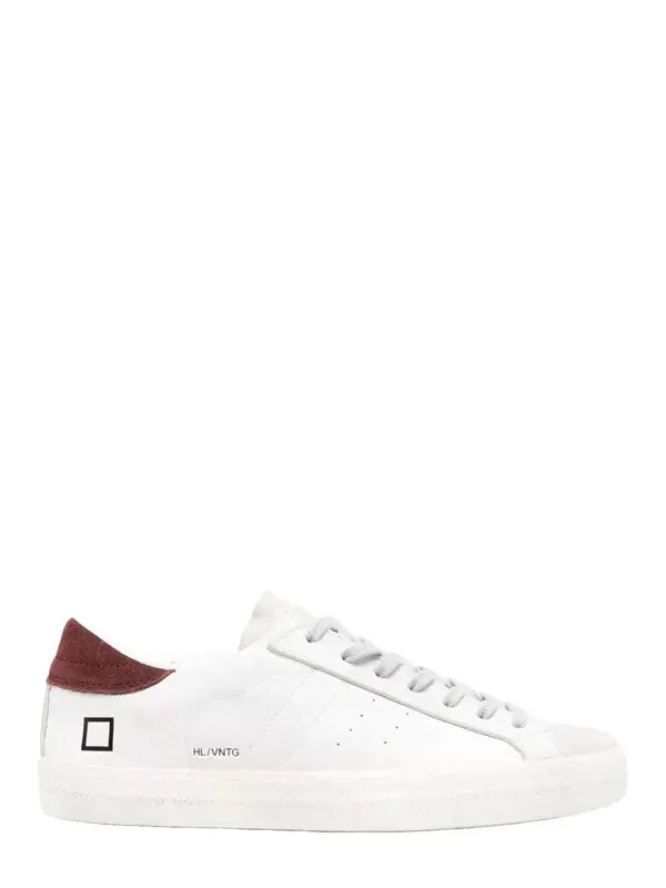 D.a.t.e. Hill Low Suede Panelled Sneakers - White