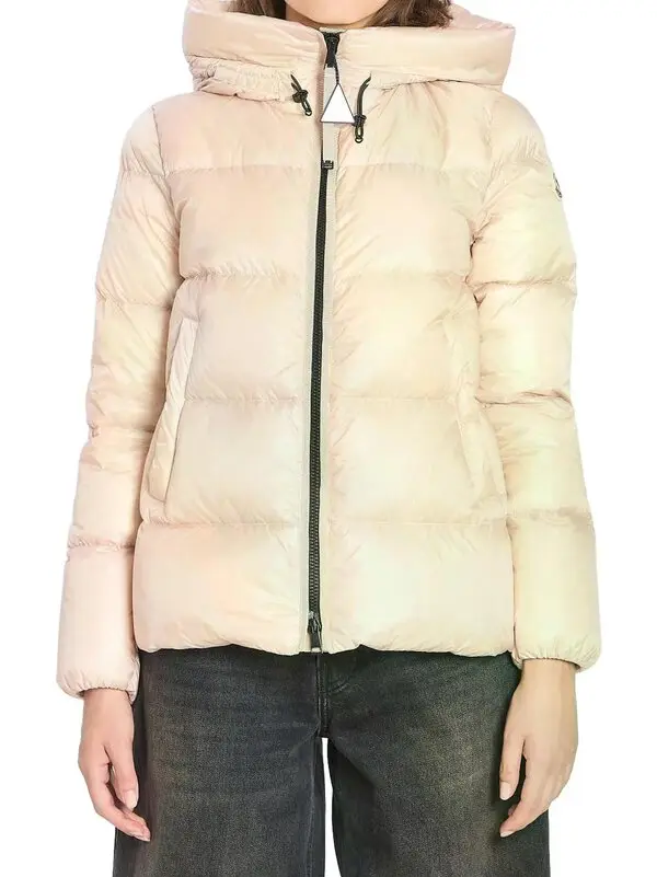 Moncler Serittes Hooded Puffer Jacket - Pink