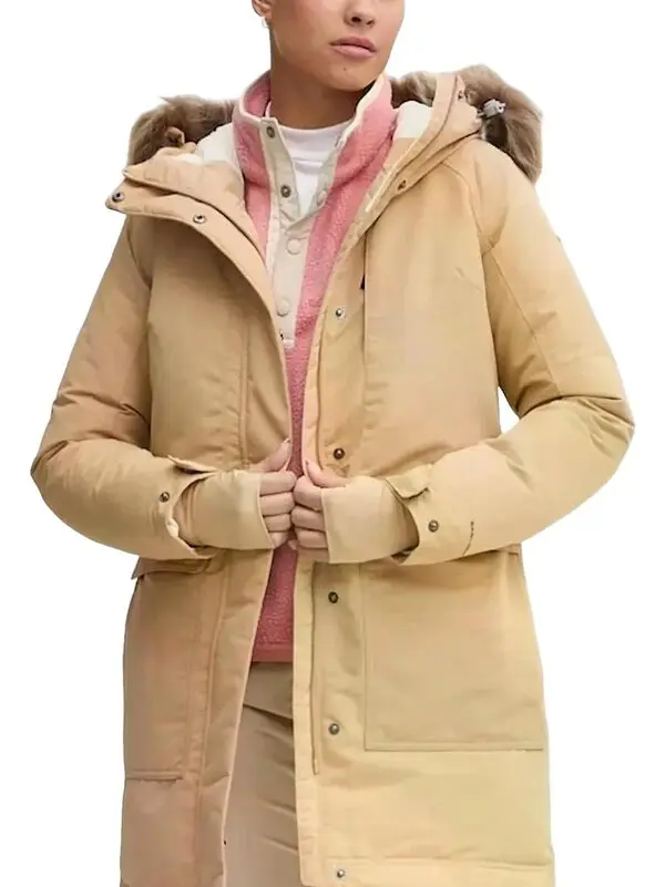 Columbia Faux-fur Hooded Parka - Brown