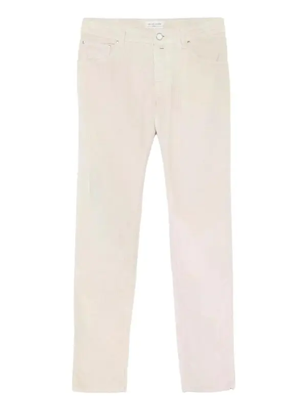 Jacob Cohen Corduroy Five-pocket Trousers - Neutrals