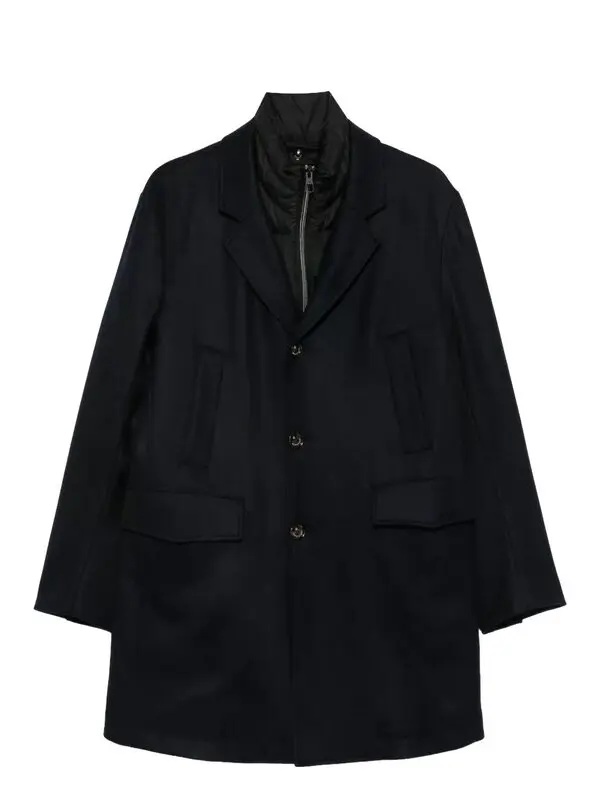MONTECORE Button-fastening Coat - Blue