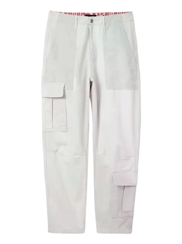 Desigual Cargo-pocket Cotton Trousers - Neutrals