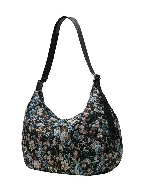Herschel Supply Co. Yara Floral Print Shoulder Bag - Black