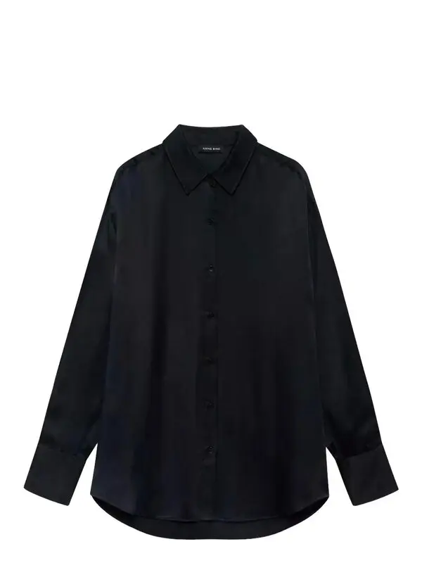 ANINE BING Essie Button-down Shirt - Black