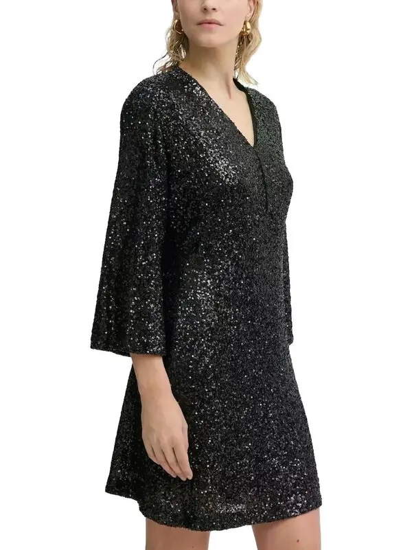 BRUUNS BAZAAR Aralubbazati Sequined Mini Dress - Black