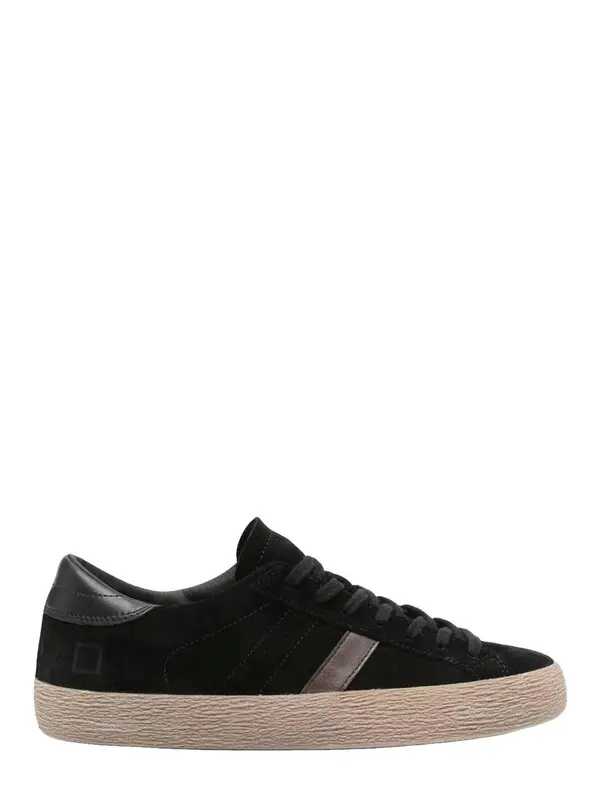 D.a.t.e. Hill Low Suede & Leather Trainers - Black