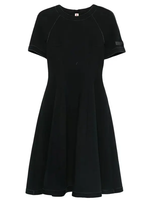 Marni Short-sleeve Flared Dress - Black