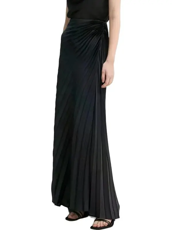 A.L.C. Pleated Maxi Skirt - Black