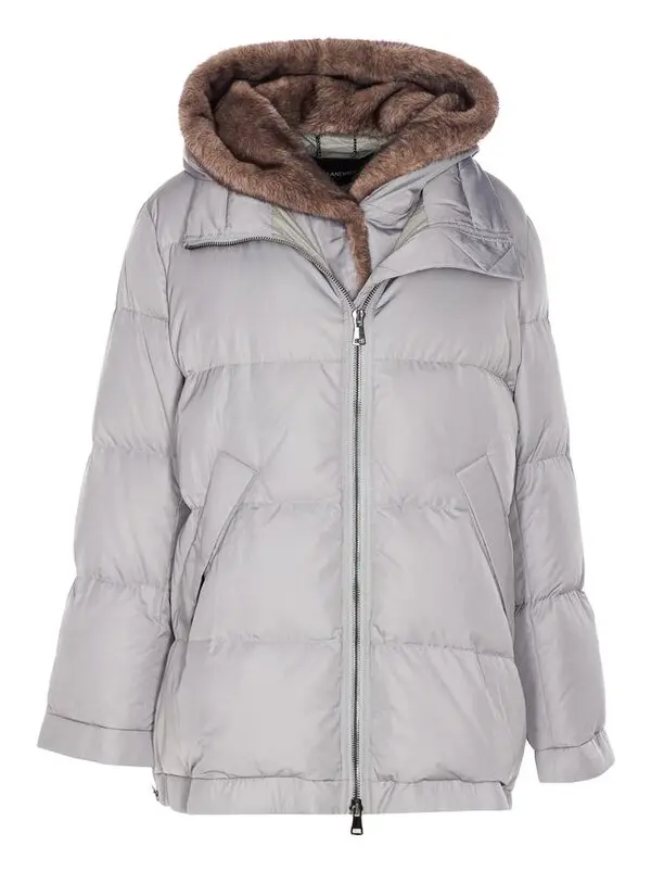LOU ANDREA Down Jacket - Grey