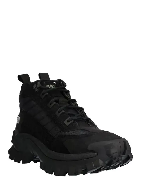 CATERPILLAR Lace-up Ridged-sole Sneakers - Black