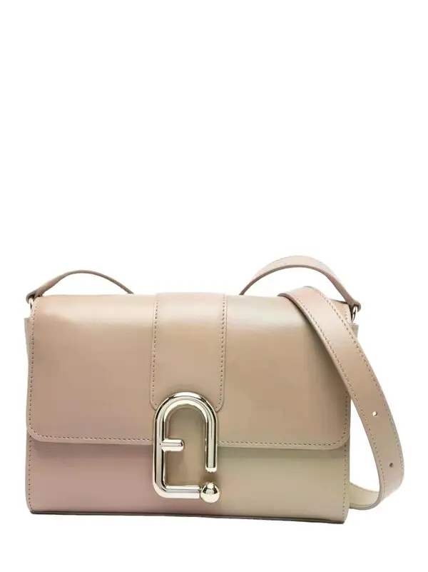 Furla Clasp-detail Cross Body Bag - Neutrals