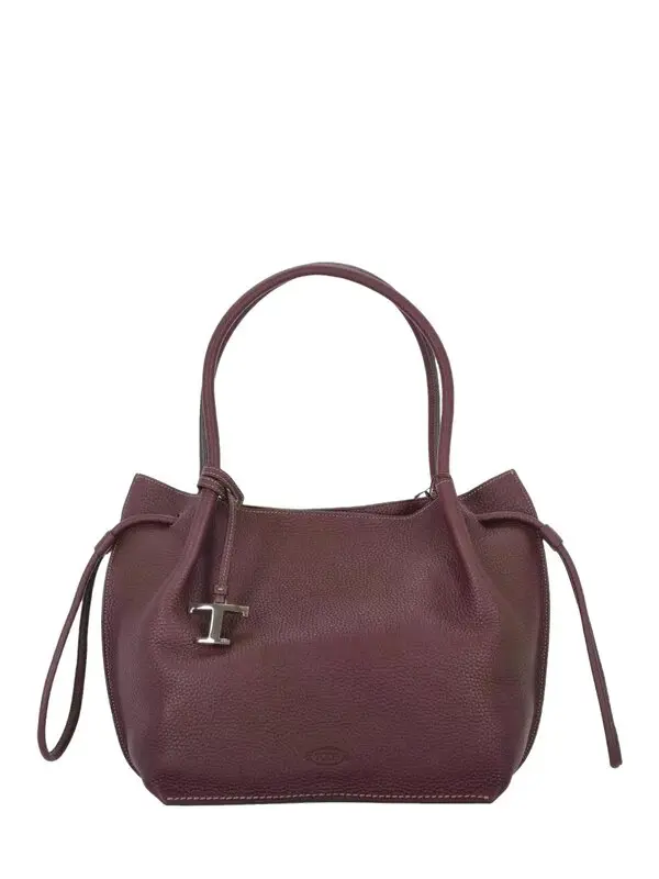 TOD'S Medium Leather Shoulder Bag - Brown