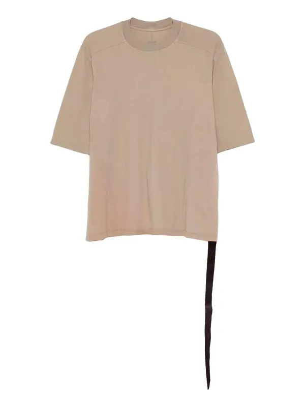 Rick Owens Short-sleeve Draped-hem Top - Neutrals