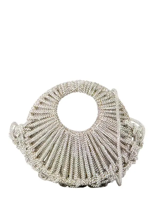 HIBOURAMA Mini Jaya Crystal-embellished Tote - Silver