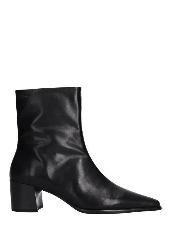 VAGABOND SHOEMAKERS Pointed-toe Block-heel Boots - Black
