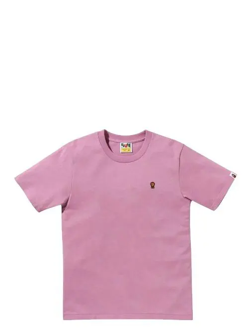 A BATHING APE Baby Milo One Point Tee Shirt - Pink